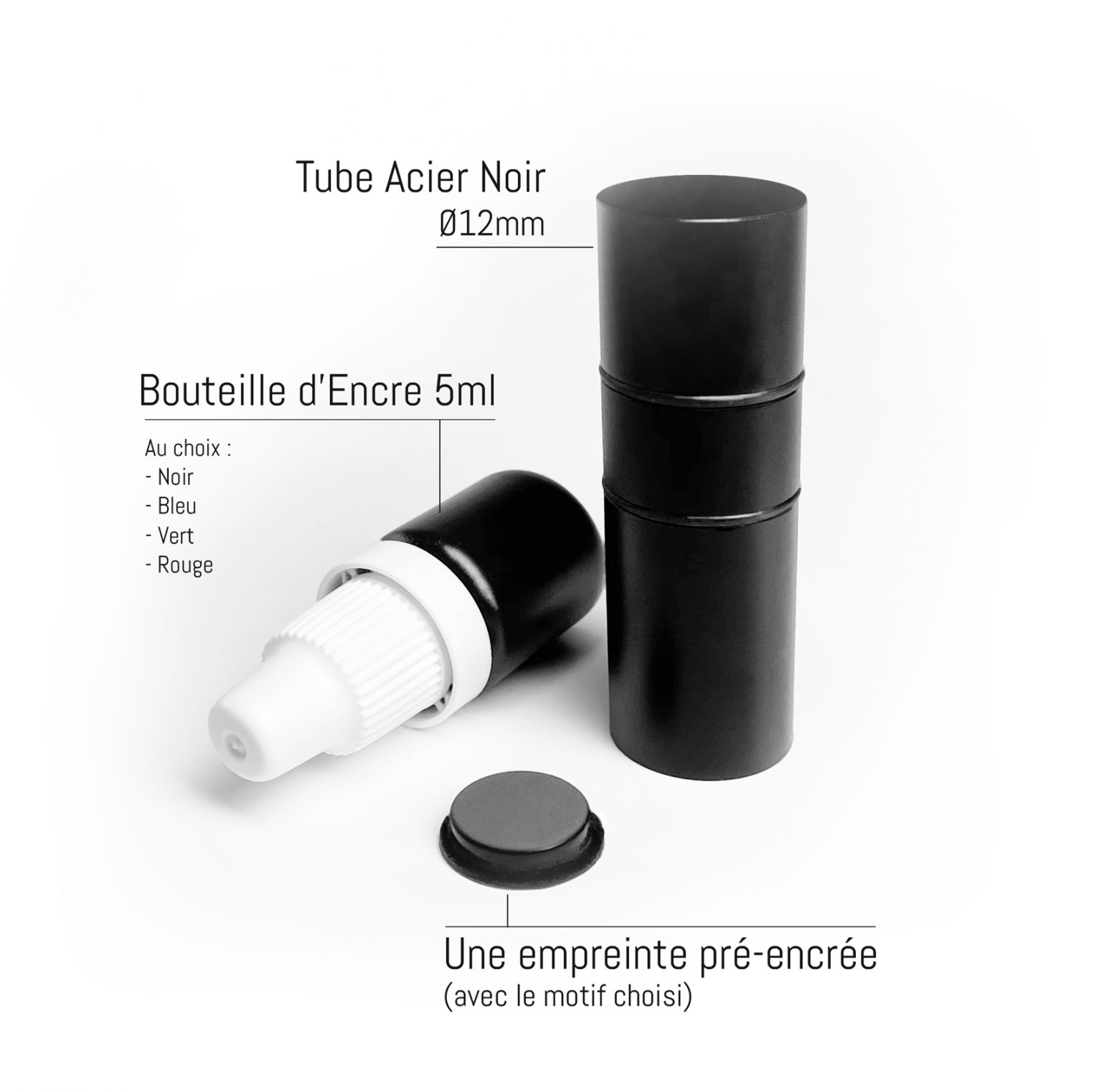 Tampon Unique TEXTE - Tampon et Marqueur Balle de Golf Personnalisés